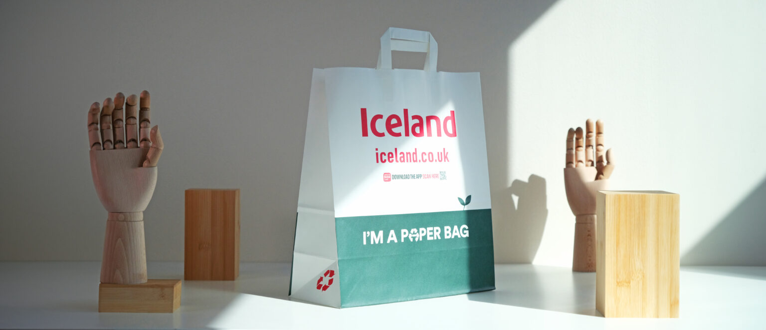 Iceland Foods and Paptic launch an innovative carrier bag