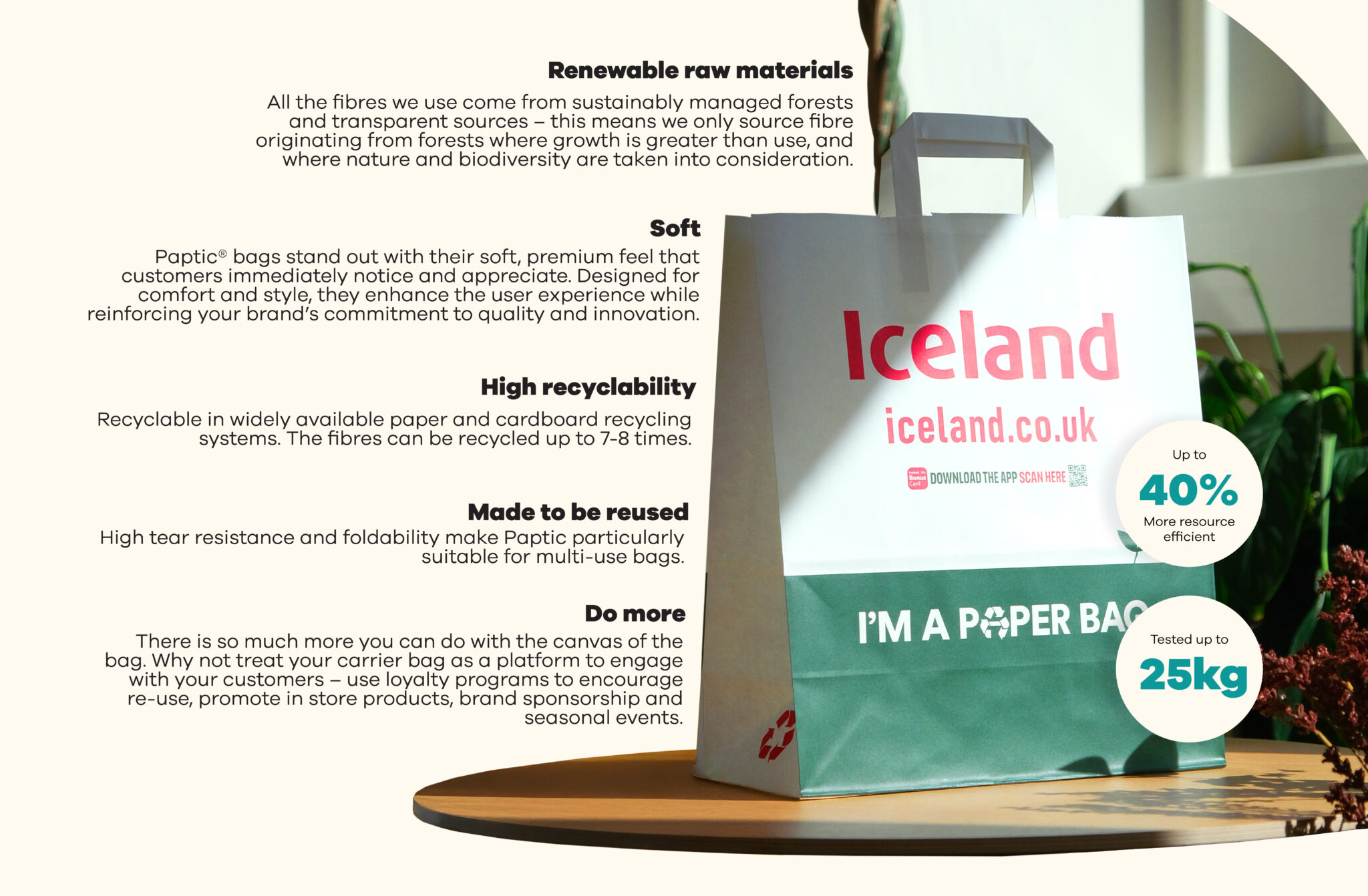 Supermarket bags - Paptic